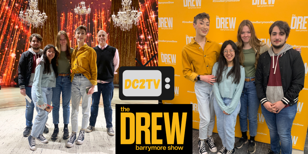 DCS digital media production class visits the set of “The Drew ...